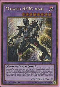 yugioh pgl2-en011 masked hero anki gold secret rare - 1st edition .hn#gg_634t6344 g134548ty52013