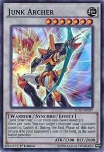 1x yugioh lc5d-en037 junk archer super rare - 1st edition .hn#gg_634t6344 g134548ty51520