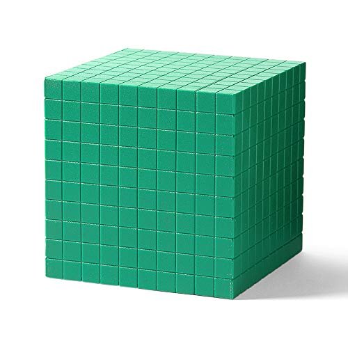 hand2mind 1 Block, Plastic Green Base Ten Cubes, Place Value Manipulatives, Base 10 Blocks, Counting Manipulatives, Math Manipulatives First Grade, Math Blocks, Place Value Blocks, Base 10 Math