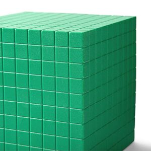 hand2mind 1 Block, Plastic Green Base Ten Cubes, Place Value Manipulatives, Base 10 Blocks, Counting Manipulatives, Math Manipulatives First Grade, Math Blocks, Place Value Blocks, Base 10 Math