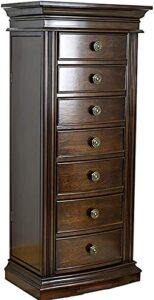 hives and honey luke jewelry armoire, walnut