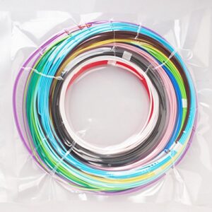 3D Pen PLA Filament Refills 1.75mm, 16 Colors, 10 Foot per Color, Total 160 Foot