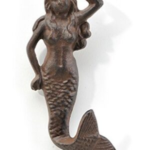 Cast Iron Mermaid Wall Hook