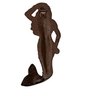 Cast Iron Mermaid Wall Hook