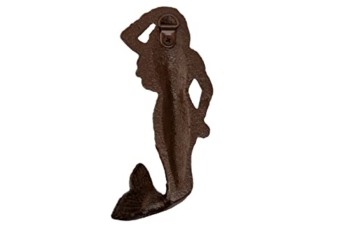 Cast Iron Mermaid Wall Hook