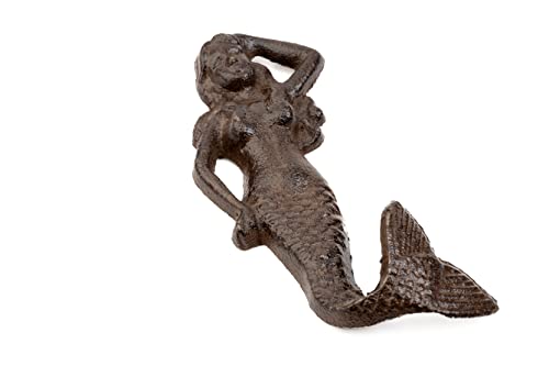 Cast Iron Mermaid Wall Hook