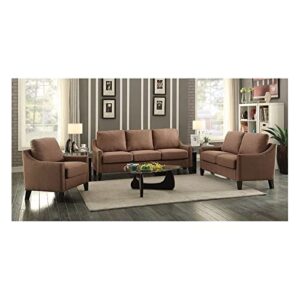 ACME Furniture Acme Zapata Junior Sofa, Brown Linen