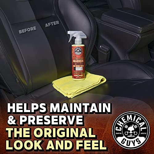 Chemical Guys SPI21616 Leather Quick Detailer for Car Interiors, Furniture, Apparel, Shoes, Sneakers, Boots, and More (Works on Natural, Synthetic, Pleather, Faux Leather and More), 16 fl oz