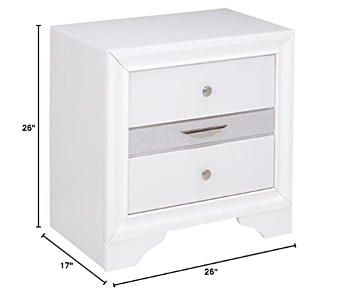 ACME Naima Nightstand - 25773 - White