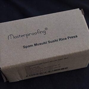 Masterproofing Spam Musubi Sushi Rice Press