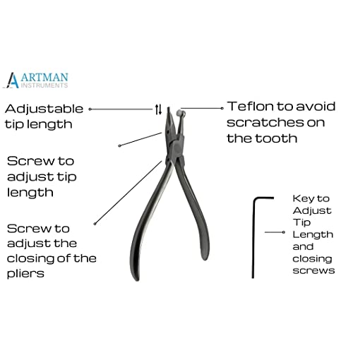 Orthodontic Adhesive Removing Pliers, Cement Removing Pliers Brand Removing Pliers ARTMAN Brand by Wise Linkers