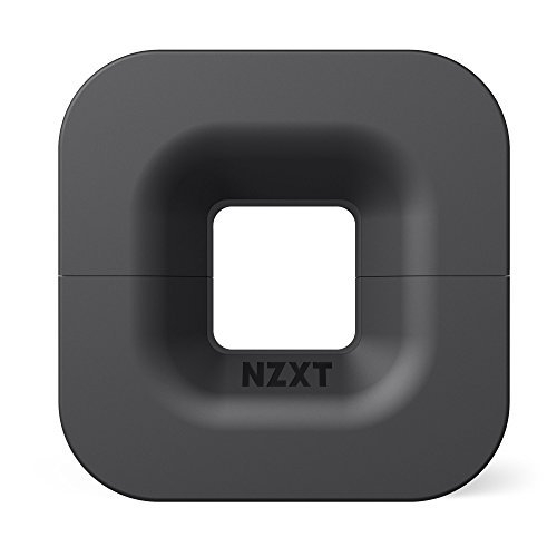 NZXT Puck - BA-PUCKR-B1 - Cable Management and Headset Mount - Compact Size - Silicone Construction - Powerful Magnet for Computer Case Mounting - Black