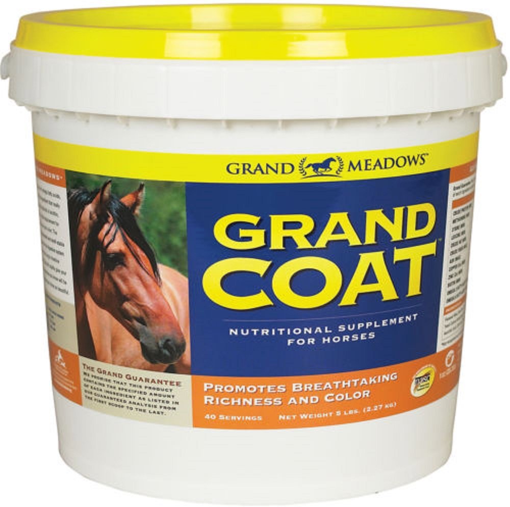 Grand Coat Horse Pony Foal Skin Hooves Coat Hair Supplement 5 lbs 40 Day Supply