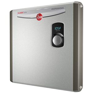 Rheem RTEX-24 24kW 240V Electric Tankless Water Heater, Gray