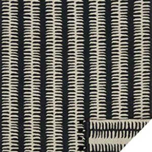 Justina Blakeney x Loloi Kahelo Collection KH-02 Black / Grey 7'-9" x 9'-9" Area Rug