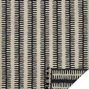 Justina Blakeney x Loloi Kahelo Collection KH-02 Black / Grey 7'-9" x 9'-9" Area Rug