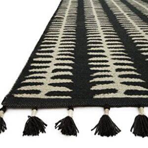 Justina Blakeney x Loloi Kahelo Collection KH-02 Black / Grey 7'-9" x 9'-9" Area Rug