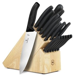 victorinox swiss classic 18-piece knife block set