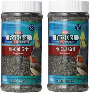 Kaytee Forti-Diet Pro Health Hi-Calcium Grit for Small Birds, 21-oz jar (42oz)