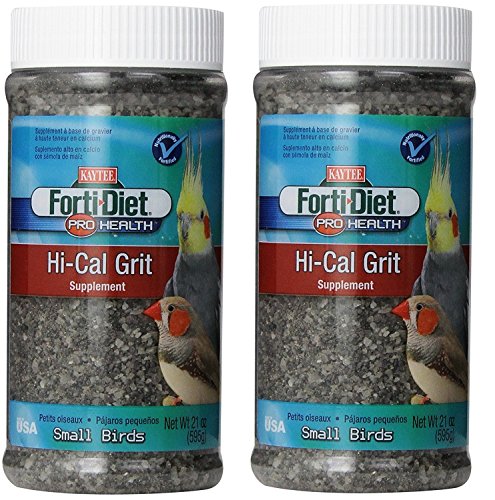 Kaytee Forti-Diet Pro Health Hi-Calcium Grit for Small Birds, 21-oz jar (42oz)