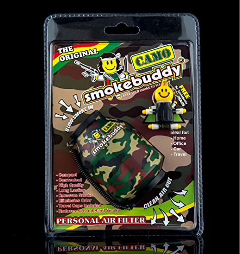 smokebuddy Camo Personal Air Filter, Orignal