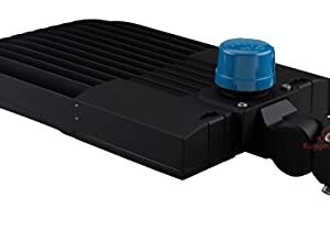 RuggedGrade 300 Watt LED NextGen III Shoebox Light - 42,000 Lumen - 5000K Bright White - Slip Fit - with Photocell - Black Housing