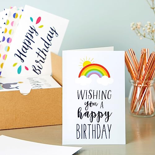 48-Pack Assorted All Occasion Greeting Cards with Envelopes, Box Set for Birthday, Thank You, Wedding, Graduation, Congrats, Blank Inside, 48 Assorted Designs (4x6 in)