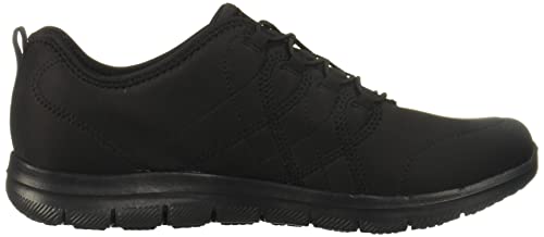 Skechers Women's Ghenter Srelt Work Shoe, Black, 10 M US