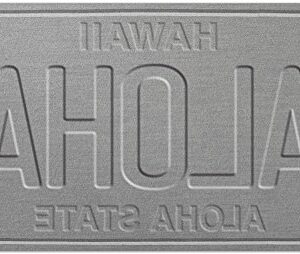 Pacifica Island Art 6in x 12in Vintage Hawaiian Embossed License Plate - Aloha