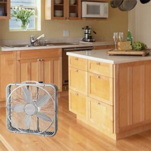 Lasko 20" 3 Speed Settings and Easy Carry Handle Preimum Steel Box Fan (3 Pack)