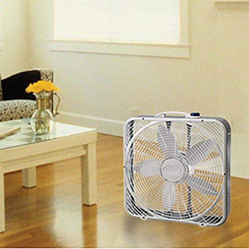 Lasko 20" 3 Speed Settings and Easy Carry Handle Preimum Steel Box Fan (3 Pack)