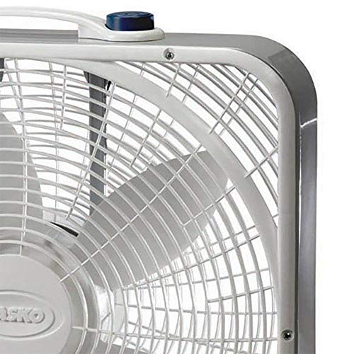 Lasko 20" 3 Speed Settings and Easy Carry Handle Preimum Steel Box Fan (3 Pack)