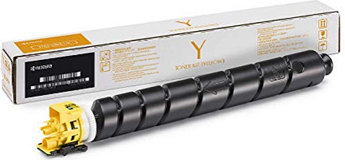 Kyocera 1T02RLACS0 Model TK-8339Y Yellow Toner Cartridge For use with Kyocera/Copystar CS-3252ci, CS-3253ci, TASKalfa 3252ci and 3253ci Color Multifunction Printers