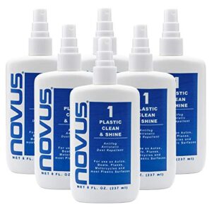 novus 7020 | plastic clean & shine #1 | 8 ounce bottle | pack of 6