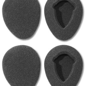 Two Pairs of 80mm Foam Earpads fits Infrared Wireless Headphones in GM Ford Toyota Nissan Honda Automobile Entertainment DVD Player Systems