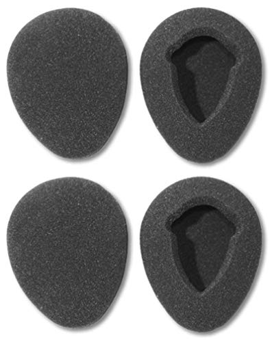 Two Pairs of 80mm Foam Earpads fits Infrared Wireless Headphones in GM Ford Toyota Nissan Honda Automobile Entertainment DVD Player Systems