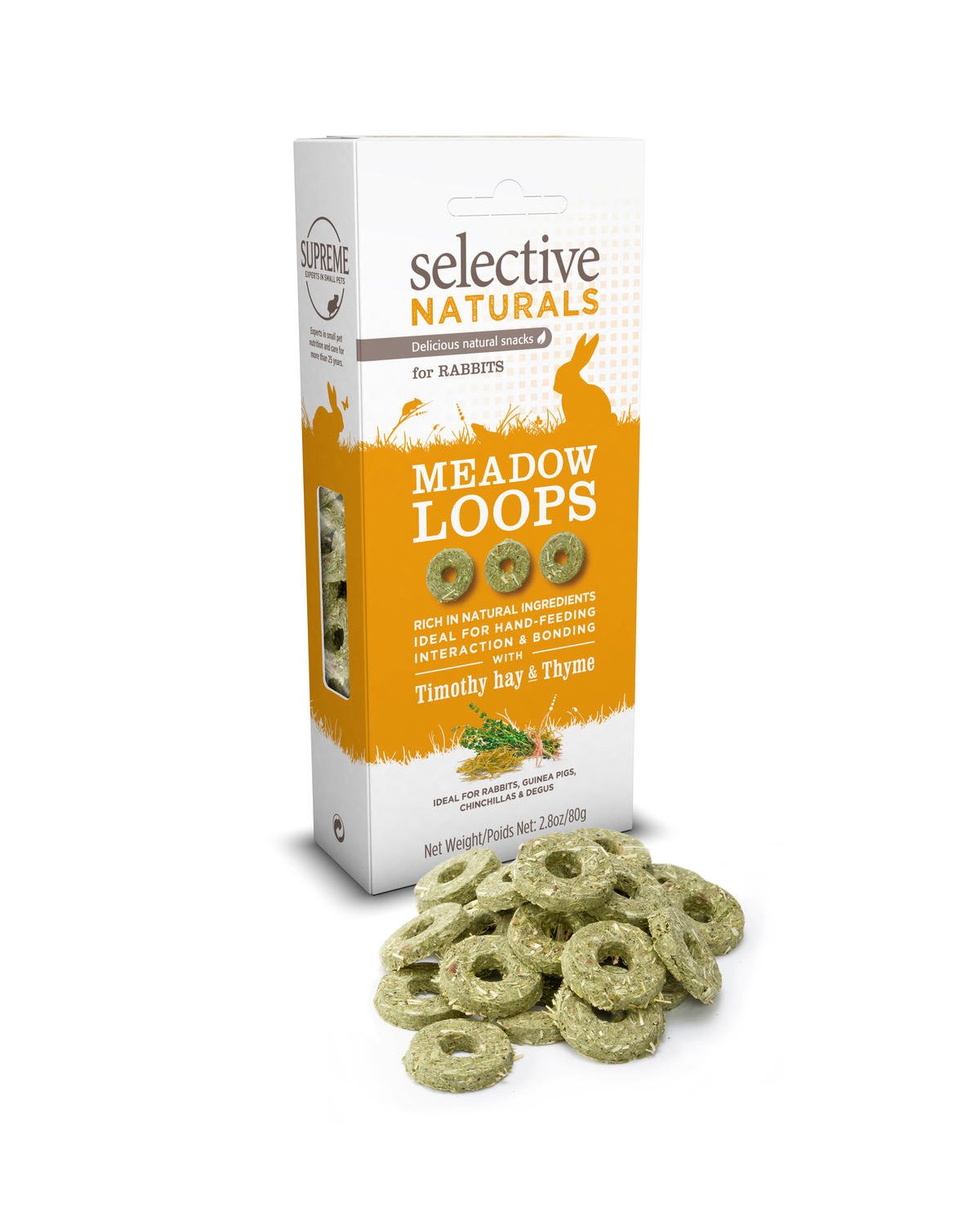 Selective Naturals Supreme Science Meadow Loops for Rabbit, 2.8 oz.