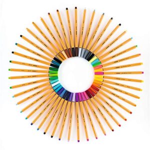 STABILO Point 88 Fineliner Pen - Assorted Colours (Pack of 50)