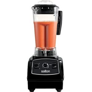 salton bl1486blbt power 2 l/qt table top blender, 2 liters, black