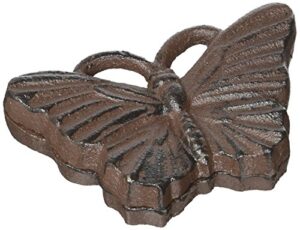 zings & thingz 10017897 57073401 fluttering butterfly key keeper, brown