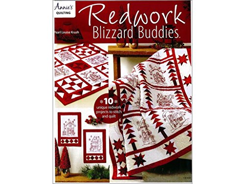 Annies Redwork Blizzard Buddies Bk