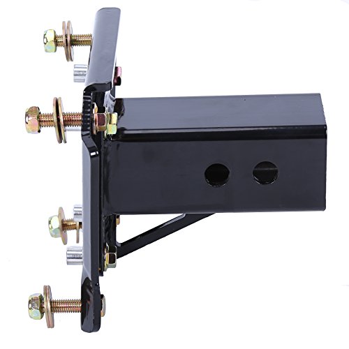 ECOTRIC Trailer Receiver Hitch 2" Bolt On Compatible with Polaris RZR XP 4 1000 Razor 3000lbs