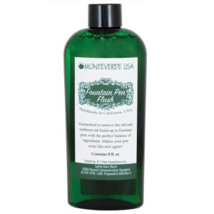 monteverde usa® flush 8 fl. oz. bottle fountain pen cleaner