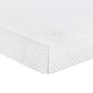 Olee Sleep 6 Inch Memory Foam Mattress, Twin XL, White