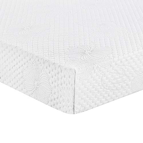 Olee Sleep 6 Inch Memory Foam Mattress, Twin XL, White