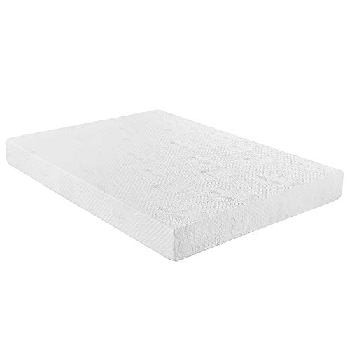 Olee Sleep 6 Inch Memory Foam Mattress, Twin XL, White