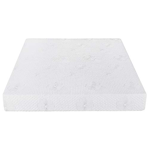 Olee Sleep 6 Inch Memory Foam Mattress, Twin XL, White