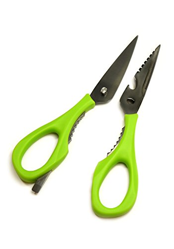 Kitchenized by Chef Mori Heavy Duty Kitchen Shears and Multi Purpose Kitchen Scissors, Utility Scissors for Chicken, Poultry, Fish, Meat, Vegetables, Herbs, and BBQ’s