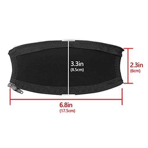 Geekria Headband Cover Compatible with Bose QC45 QuietComfort 35 II, QC35, QuietComfort 25, QC25 Headphones/Headband Protector/Headband Cover Cushion Pad Repair Part, Easy DIY Installation