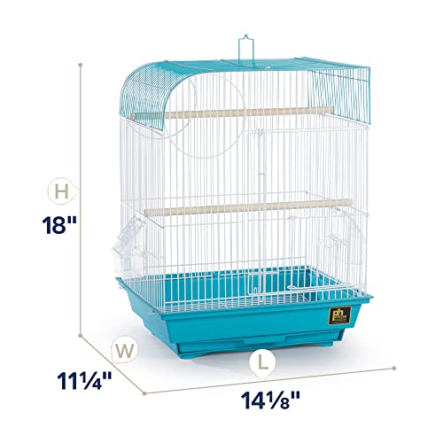 Prevue Pet Products South Beach Flat Top Bird Cage, Teal (SP50061)